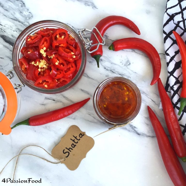 Shatta (middle eastern chilli paste) - Sami Tamimi - 4passionfood - English