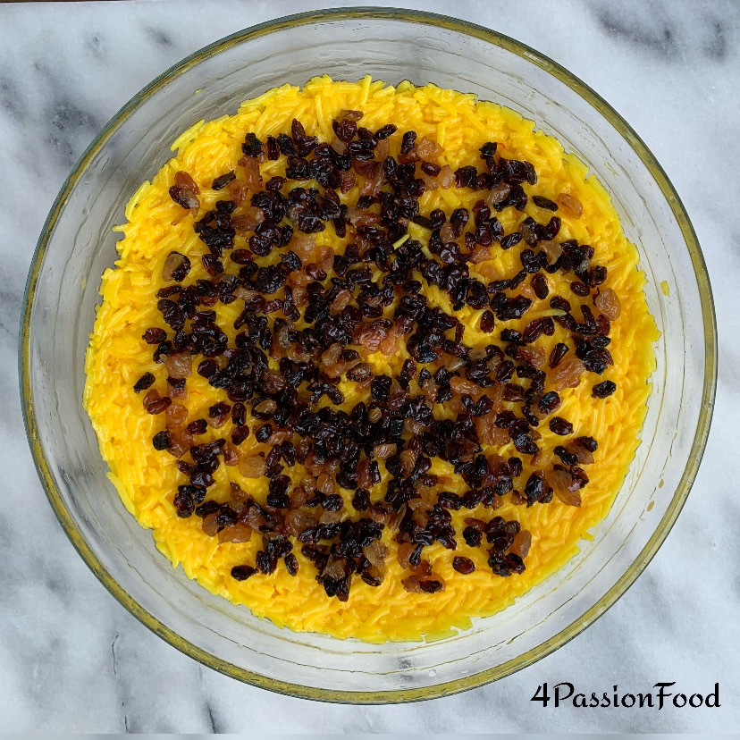 Crispy baked Persian rice - “Tahchin” - 4passionfood - English