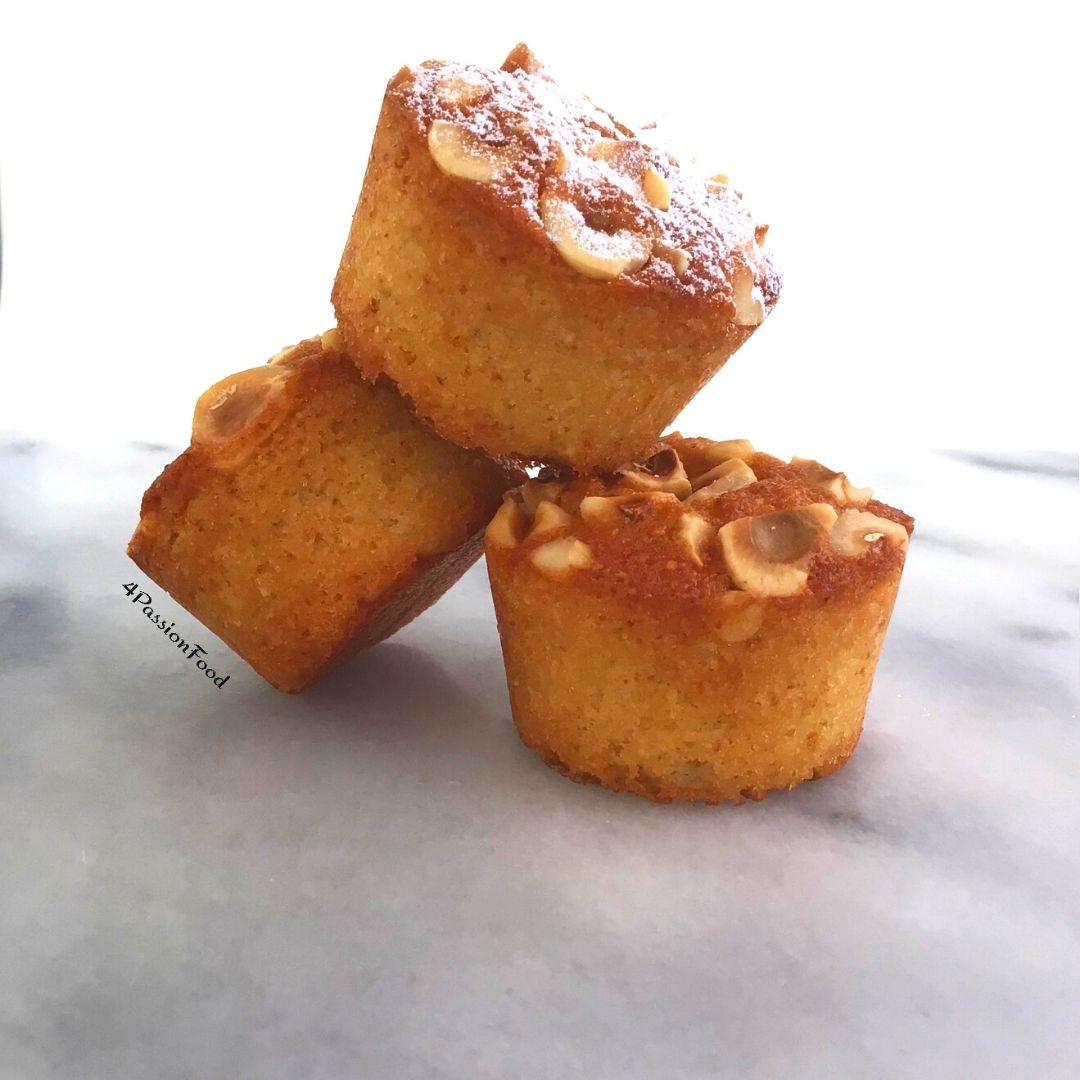 Hazelnut financiers - Nicolas Bernardé - 4passionfood - English