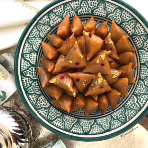 Almond briwats or “Moroccan almond samosas” - 4passionfood - English