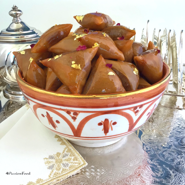 Almond briwats or “Moroccan almond samosas” - 4passionfood - English
