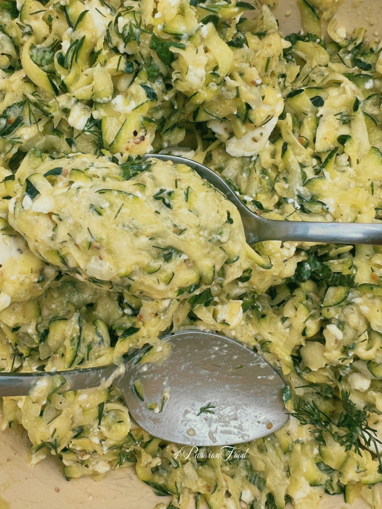 Greek courgette fritters “kolokithokeftedes”. - 4passionfood - English